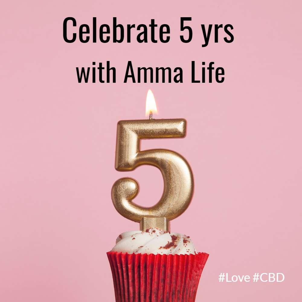 Celebrating 5 Years of Amma Life | Trusted CBD Wellness Brand